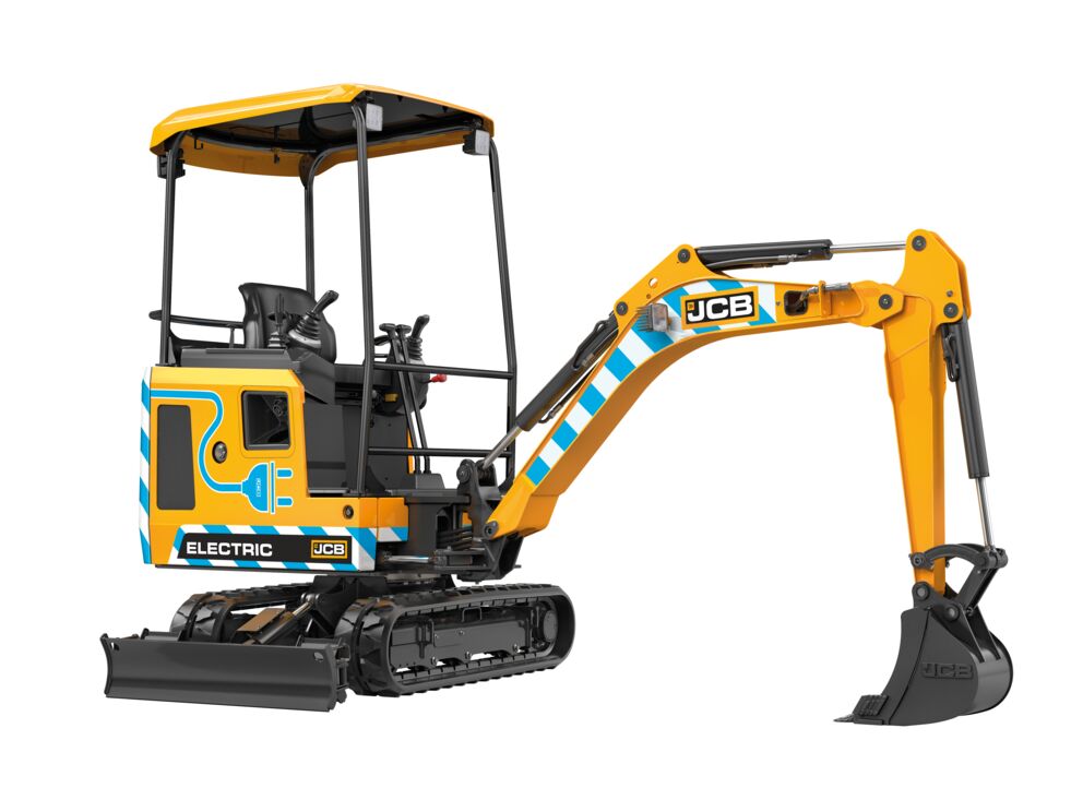 JCB19C-1E Electric Mini Digger for hire